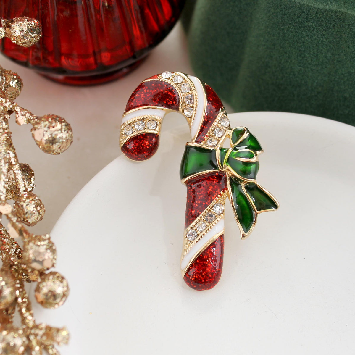 Vintage Candy Cane Pin/Pendant – Seasons Jewelry