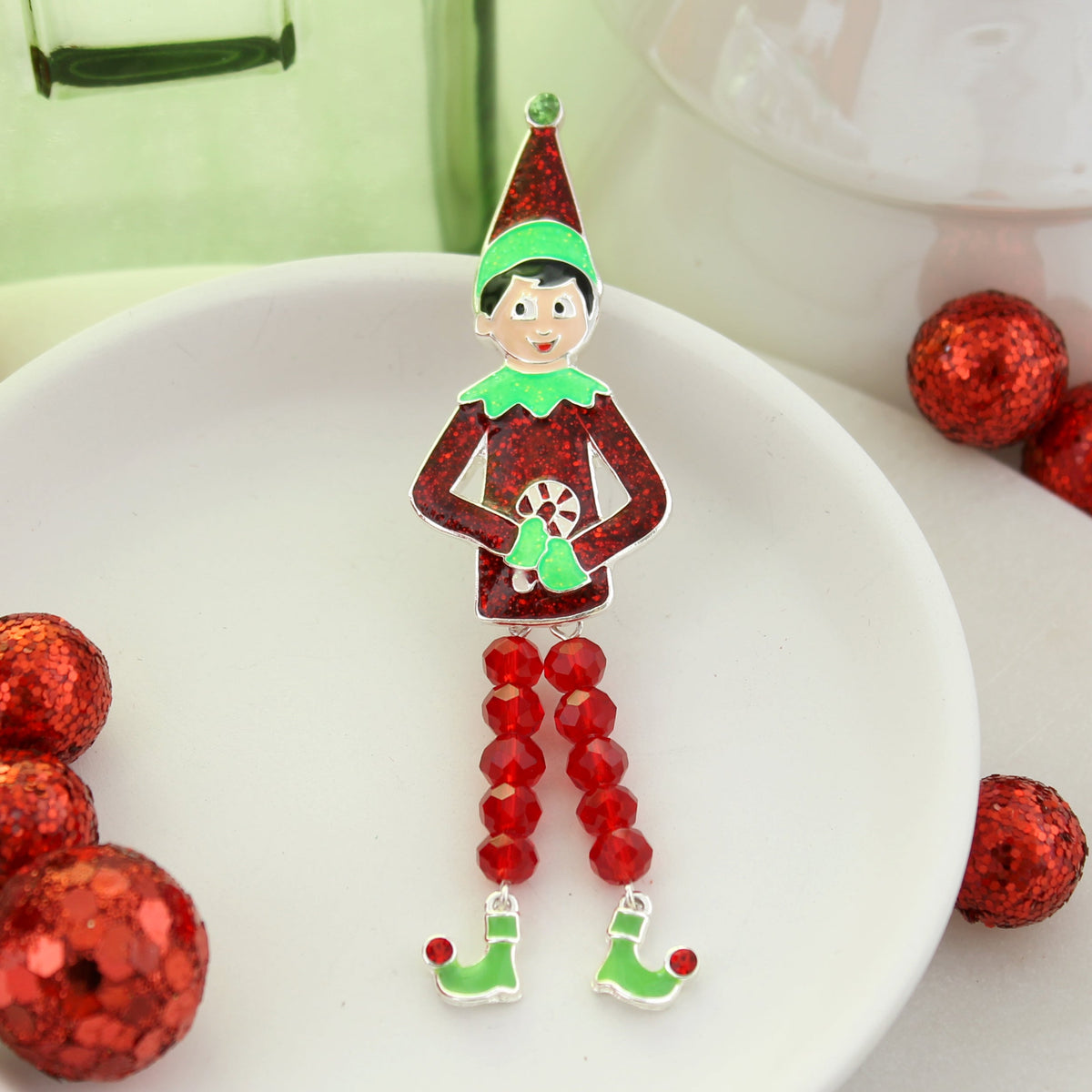 Dangle Leg Christmas Elf Pin/Pendant – Seasons Jewelry